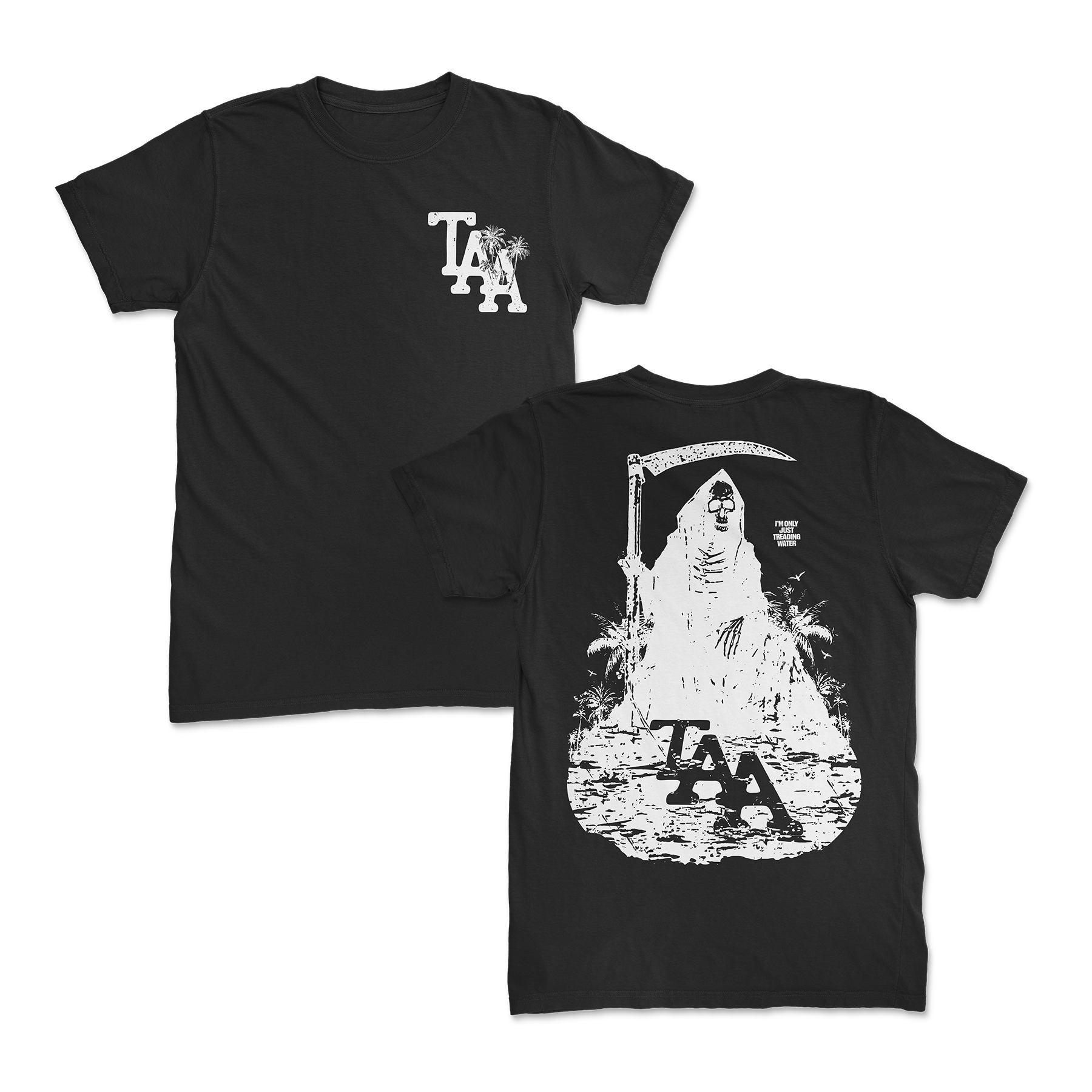 The Amity Affliction - 'Treading Water' T-Shirt (Black) – USA 24Hundred